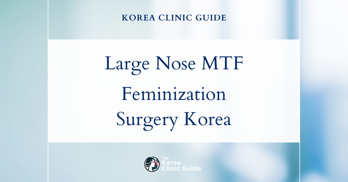 Large Nose MTF: Facial Feminization Surgery Procedures in Korea for ...
