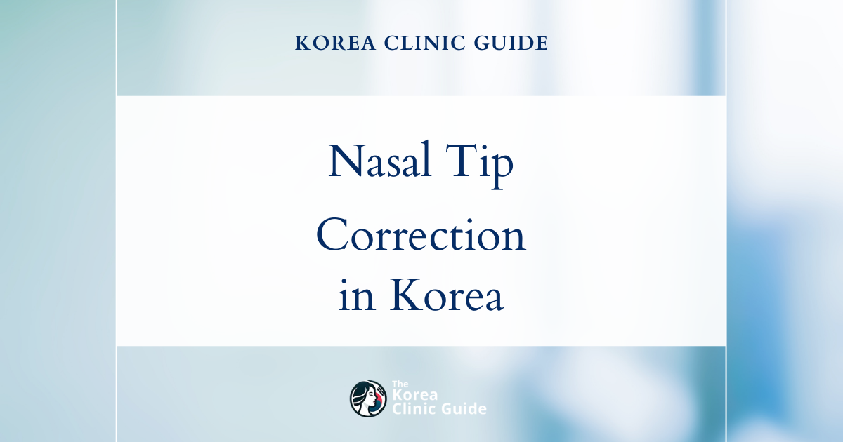 Underprojected Nasal Tip Correction with Tip Plasty Procedures in Korea ...