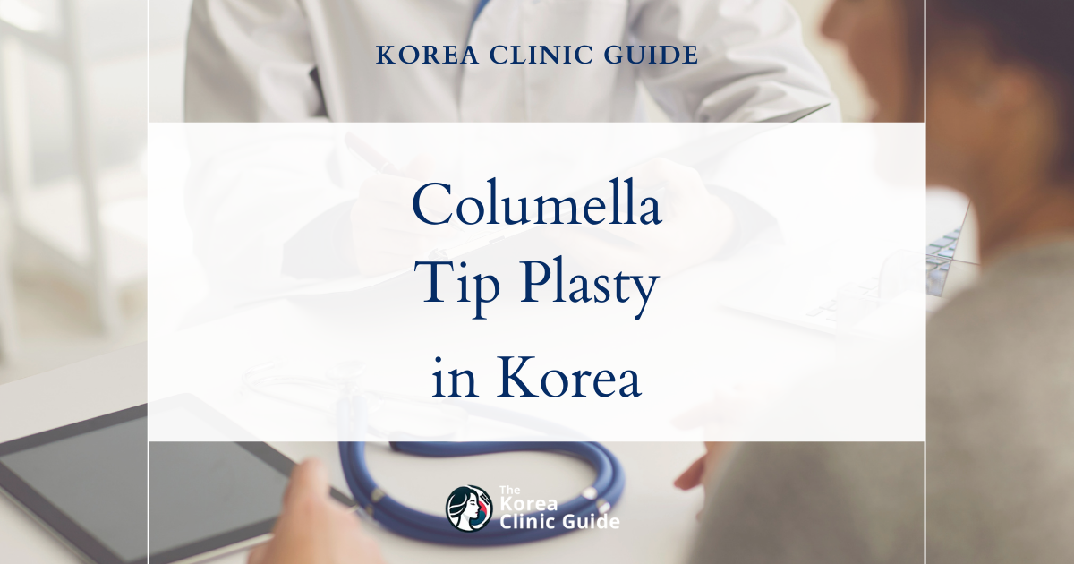 Columella Show Solutions: Tip Plasty Procedure in Korea for a Balanced ...